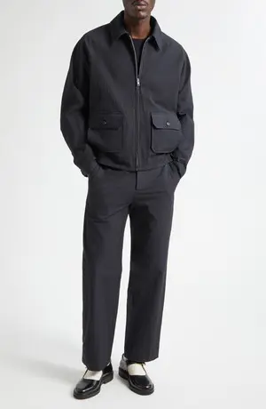 BODE Side Buckle Seersucker Trousers