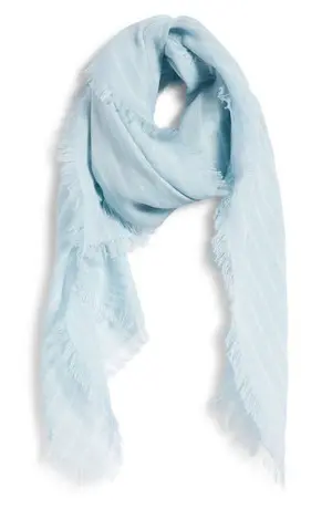Eileen Fisher Stripe Organic Linen Scarf