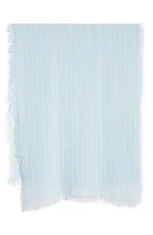 Eileen Fisher Stripe Organic Linen Scarf