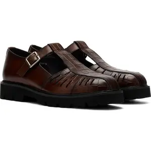 MARC NOLAN Rocky Fisherman Sandal - Brown