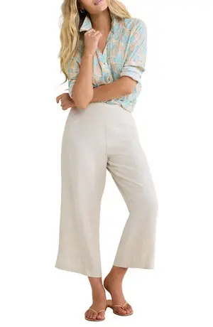 NZ BY NIC AND ZOE Floral Print Crinkle Cotton Shirt - Aqua Multi