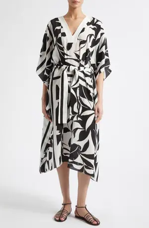 Max Mara Lancia Print Silk Dress