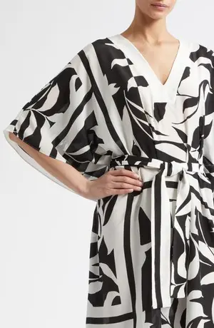 Max Mara Lancia Print Silk Dress