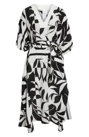 Max Mara Lancia Print Silk Dress