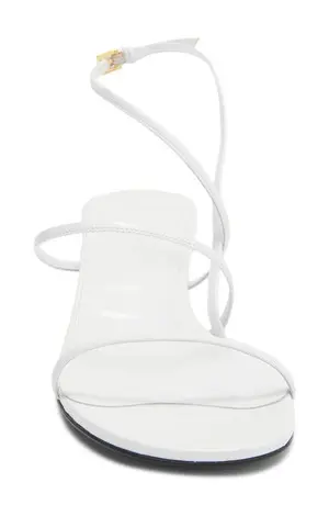 Khaite Loop Kitten Heel Sandal - Chalk