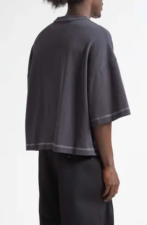 Jacquemus Le T-shirt Letro Embroidered Monogram T-shirt