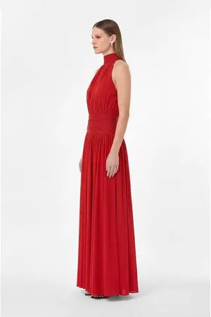 NICHOLAS Tessa Maxi Dress - Tomato