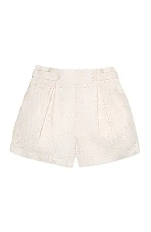 HOPE & HENRY Eyelet Button Tab Short