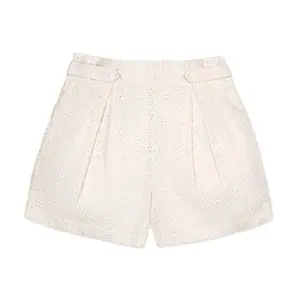 HOPE & HENRY Eyelet Button Tab Short