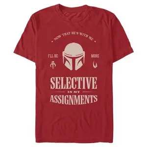 STAR WARS: THE MANDALORIAN AND GROGU Star Wars The Mandalorian And Grogu Selective In My Assignments Graphic T-shirt