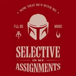 STAR WARS: THE MANDALORIAN AND GROGU Star Wars The Mandalorian And Grogu Selective In My Assignments Graphic T-shirt
