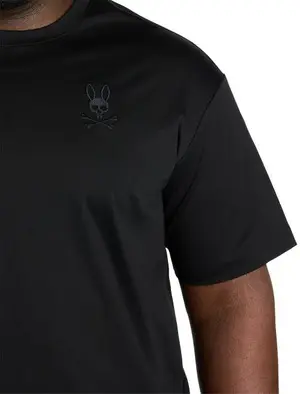 Psycho Bunny Big & Tall Oscar Relaxed-fit Graphic Tee - Black