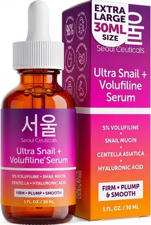 SEOUL CEUTICALS Korean Skincare Volufiline Snail Mucin Serum - None