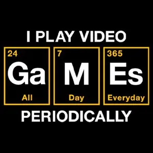 LOST GODS I Play Video Games Periodically Graphic T-shirt Big & Tall