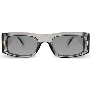 YOUZEY Jet Rectangle Sunglasses Grey