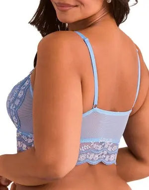 ADORE ME Suzanne Unlined Bralette Bra - Medium Blue