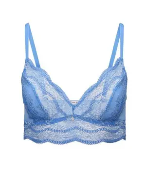 ADORE ME Suzanne Unlined Bralette Bra - Medium Blue