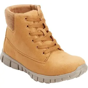 COMFORTVIEW Kaden Shootie Ankle Boots With Zip Up Closure - Tan