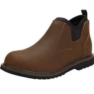 KINGSIZE Boulder Creek Pull-on Leather Boots - Brown