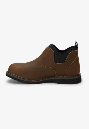 KINGSIZE Boulder Creek Pull-on Leather Boots - Brown