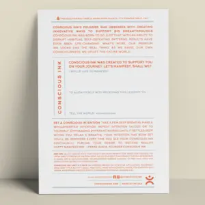 CONSCIOUS INK Faith Variety 10-pack Manifestation Temporary Tattoos