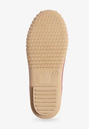COMFORTVIEW Waterproof Rubber Slip-on With Faux Fur Lining - Classic Red