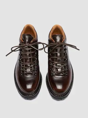 Officine Creative Artik 004 Leather Boots - Brown