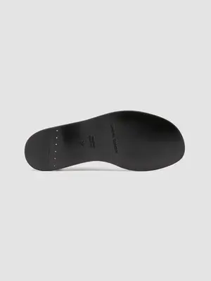 Officine Creative Itaca 046 Leather Peep-toe Shoes - Black