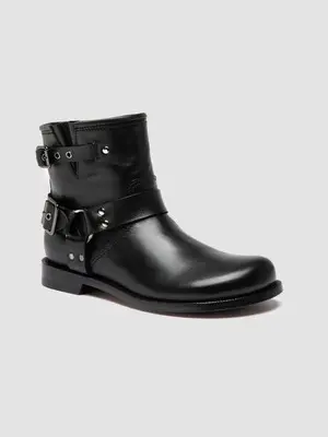 Officine Creative Emerald 016 Leather Harness Boots