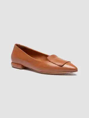 Officine Creative Sue 006 Leather Ballet Flats - Light Brown