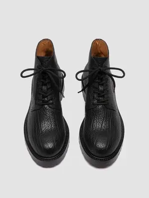 Officine Creative Boss 011 Leather Boots - Black
