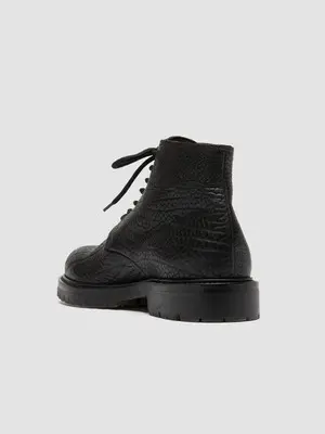 Officine Creative Boss 011 Leather Boots - Black