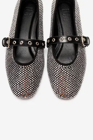 PROLOGUE SHOES Clive Embellished Ballet Flat
