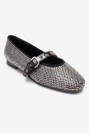 PROLOGUE SHOES Clive Embellished Ballet Flat