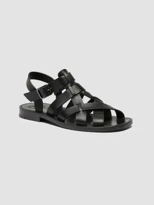 Officine Creative Ganema 105 Leather Fisherman Sandals