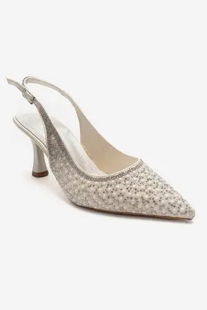 PROLOGUE SHOES Linnea Stiletto Slingback Pumps