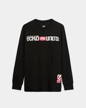 ECKO Legacy Thermal Long Sleeve Shirt - Black
