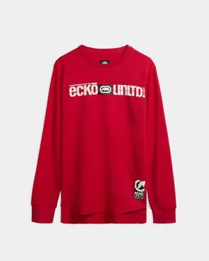 ECKO Legacy Thermal Long Sleeve Shirt - Red