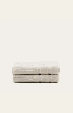ITALIC Capri 2-piece Hand Towel Set - Ecru