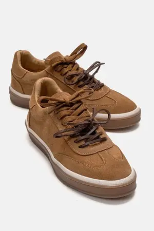 Women's Suede and Leather Sneakers