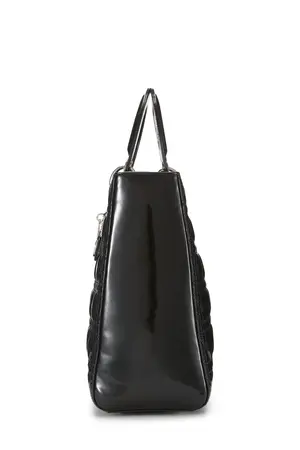 Dior Cannage Patent Leather Lady - Navy