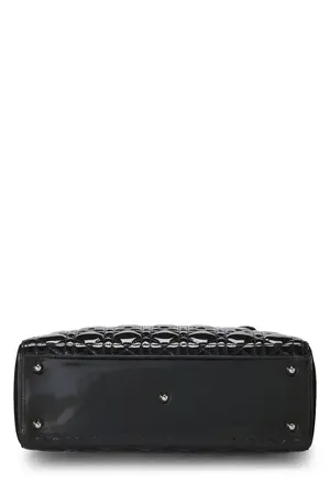 Dior Cannage Patent Leather Lady - Navy