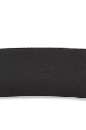 Gucci G Buckle Leather Belt