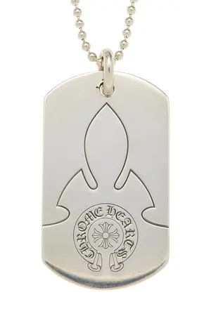 Chrome Hearts Sterling Dog Tag Chain