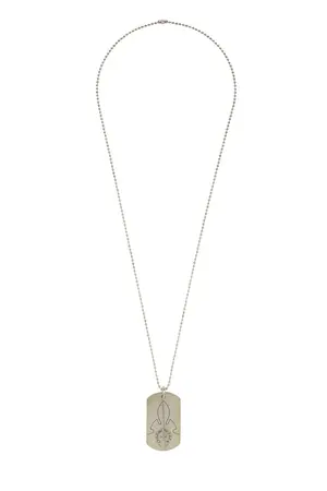 Chrome Hearts Sterling Dog Tag Chain - Silver