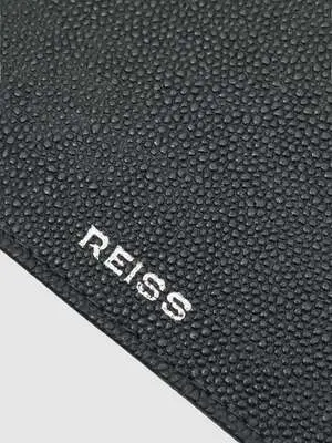 REISS Micro-grain Leather Cardholder