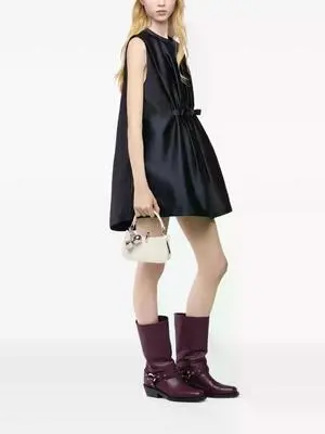 Rabanne Ring-lock Leather Shoulder Bag