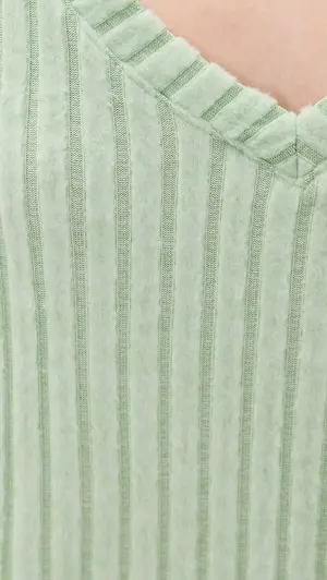 Z Supply V-neck Rib Tank - Sprout