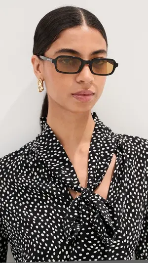 Saint Laurent Sl 908 Sunglasses - Black/yellow
