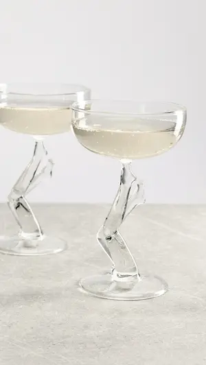FAZEEK Tiptoe Coupes Set Of 2